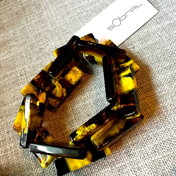 Sobral | Jewelry | Sobral Artist Made Elastic Bracelet Pul Wjp | Poshmark